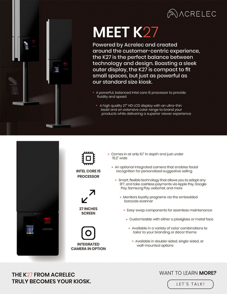 Meet the K27 from Acrelec - Acrelec